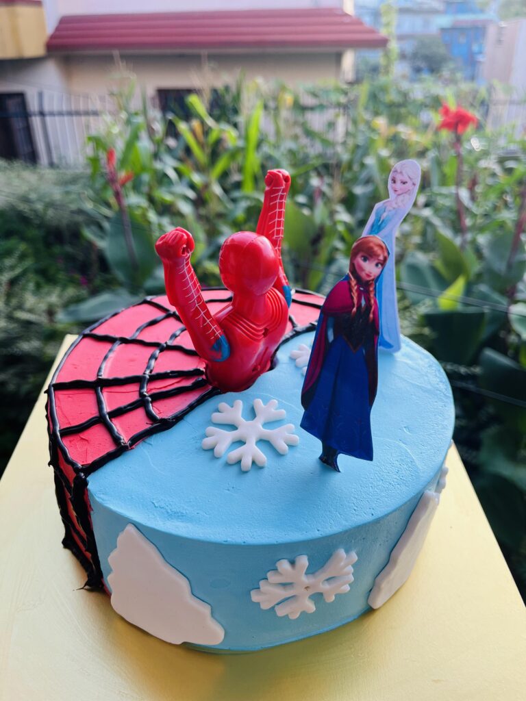 Spider Man Theme Design Cake - Cake Angels