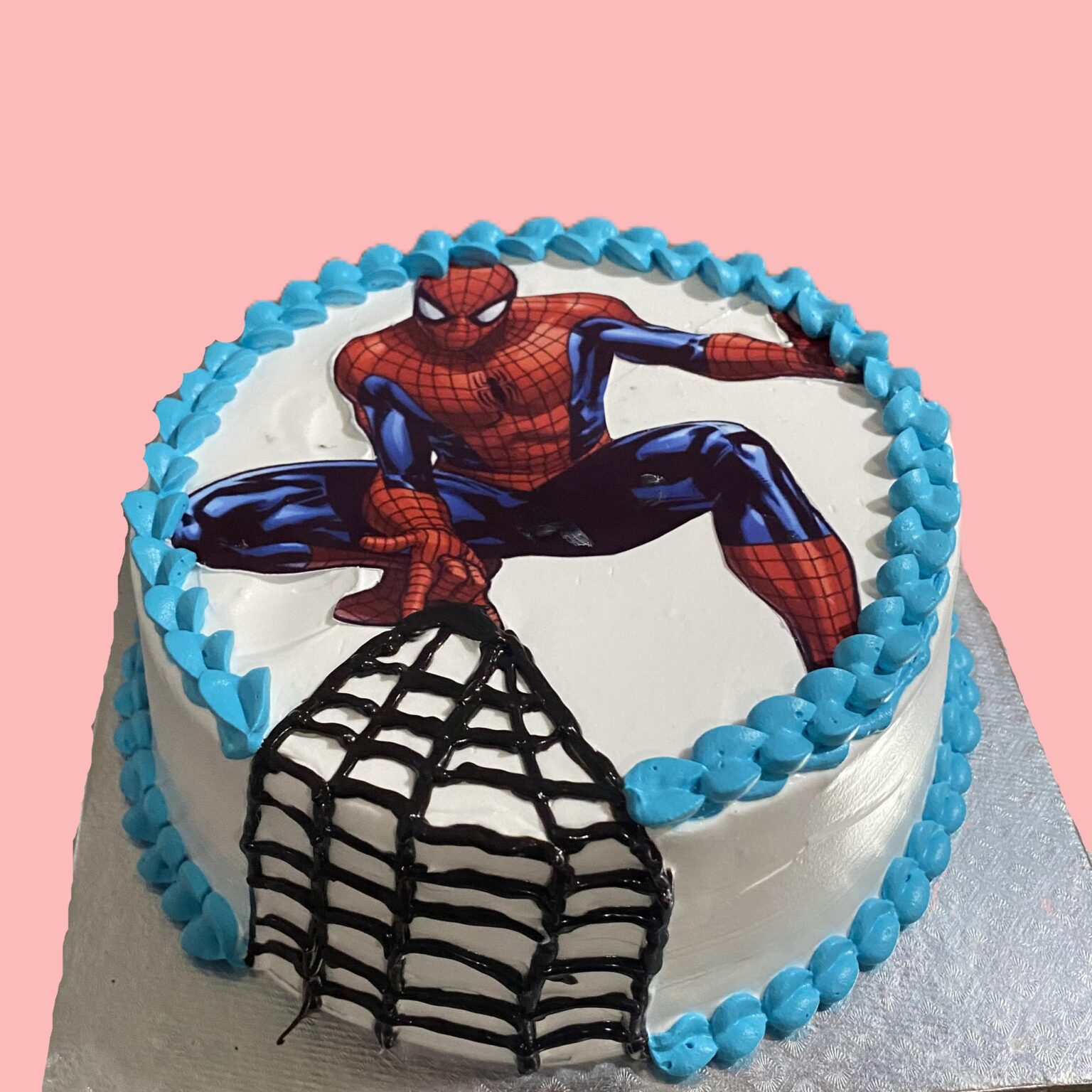 Spider Man Theme Design Cake - Cake Angels